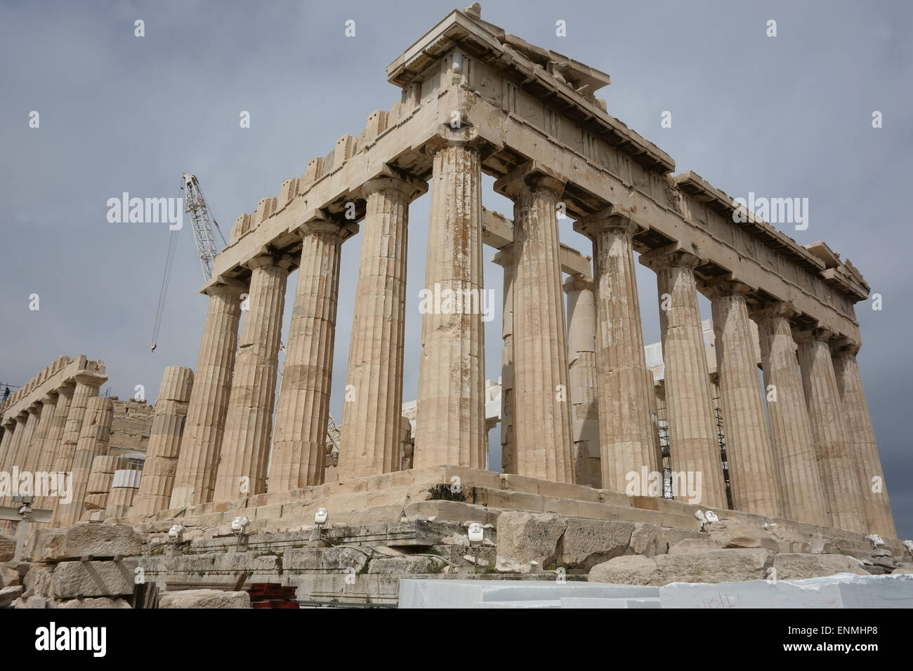 Acropolis the Parthenon temple in Athens, Greece Stock Photo - Alamy