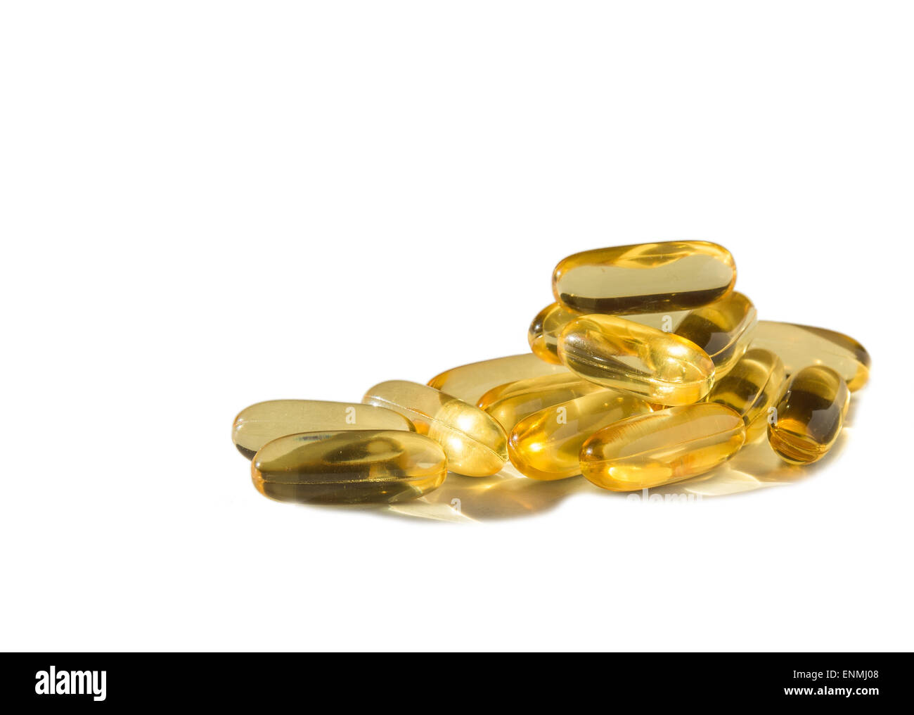 fish oil tabs Stock Photo - Alamy