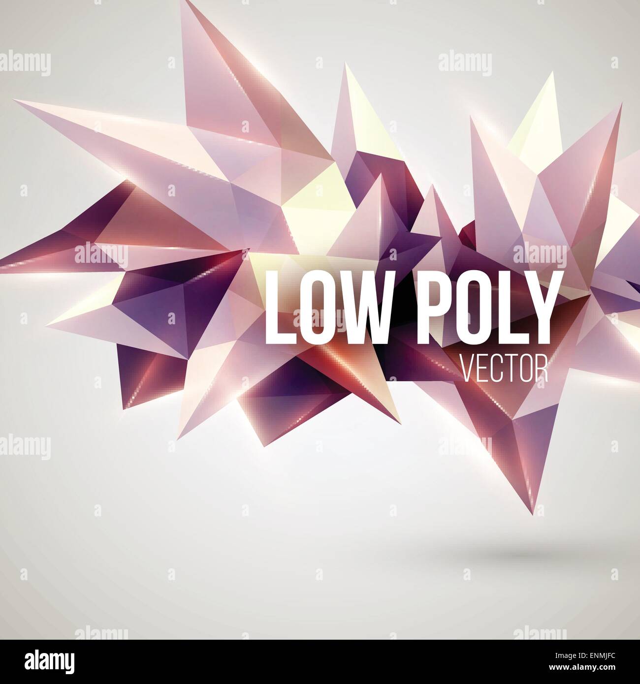 Low poly triangular background. Design element. Vector illustration EPS ...