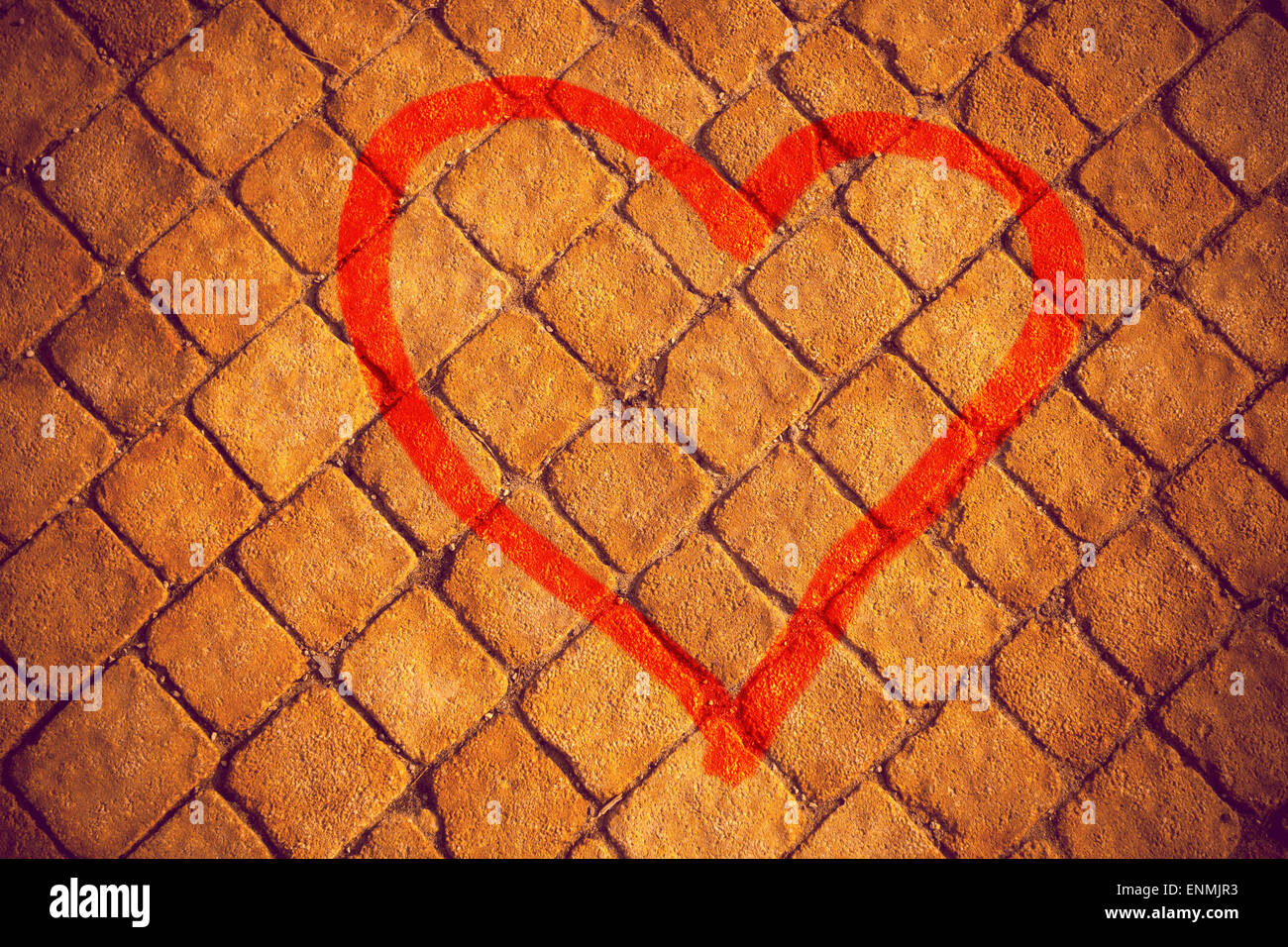 Rough stone heart hi-res stock photography and images - Alamy