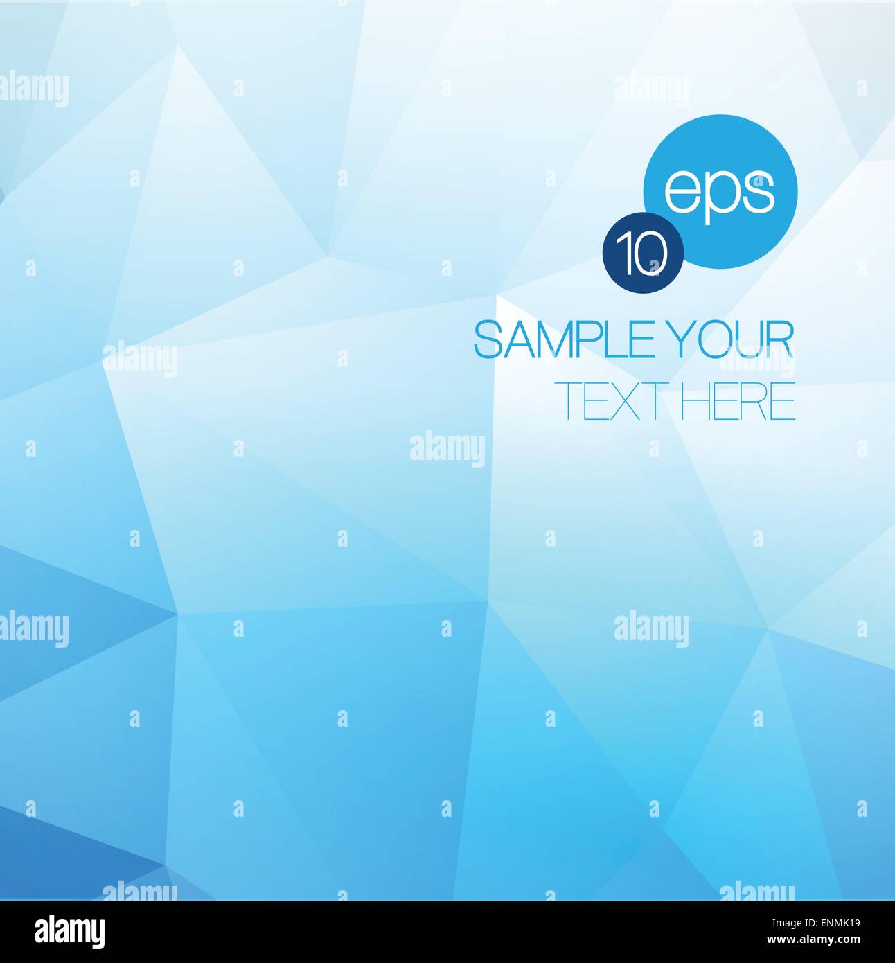 Blue Abstract Triangular background. Vector illustration EPS10 Stock ...