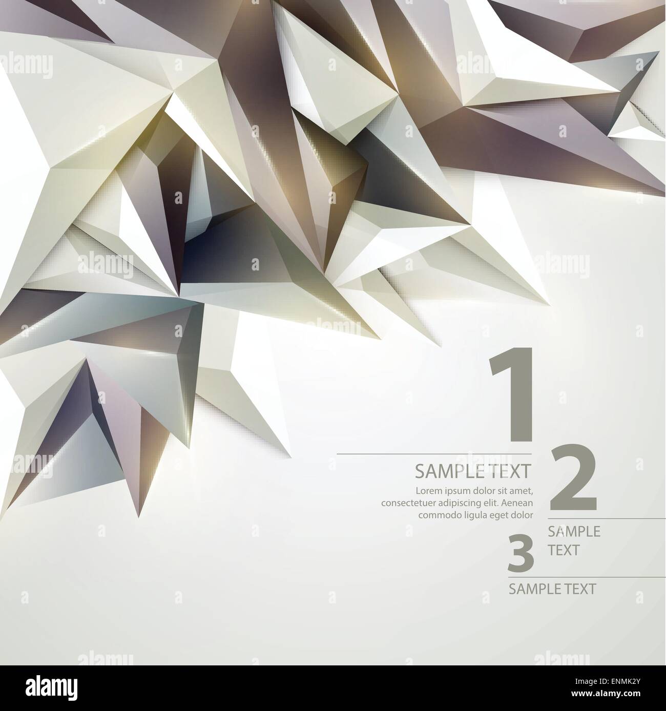 Low poly triangular background. Vector illustration EPS 10 Stock Vector Image & Art - Alamy