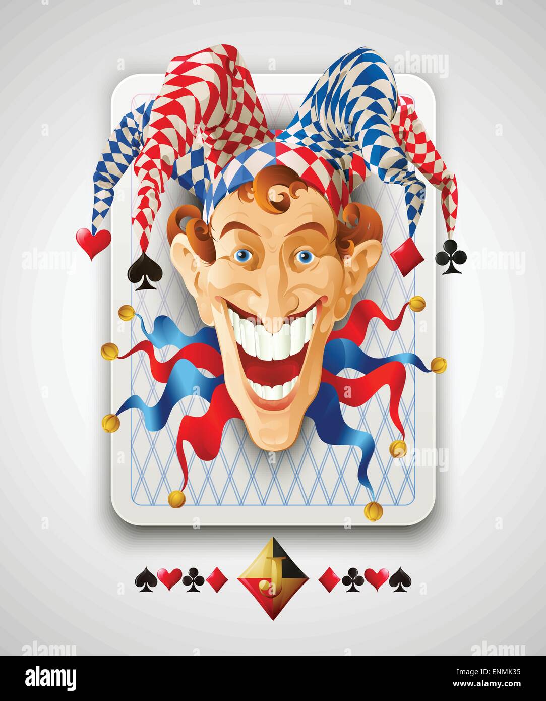 Picture Jolly Joker. Vector illustration EPS 10 Stock Vector Image ...