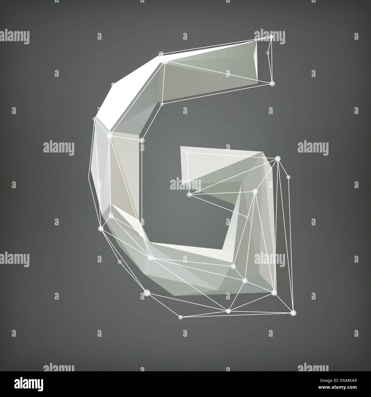 Low poly alphabet. Letter. Vector illustration EPS 10 Stock Vector ...