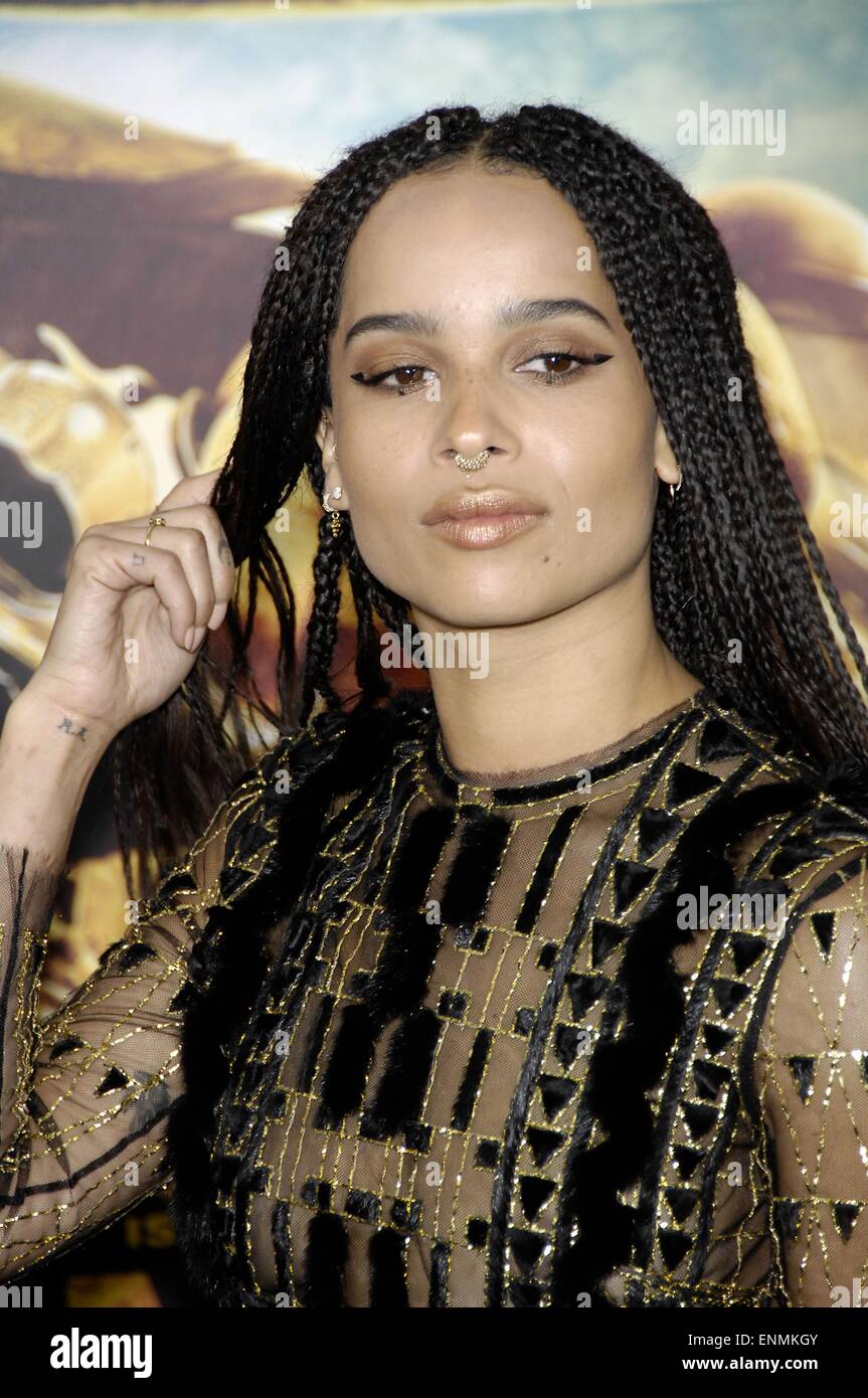 Los Angeles, CA, USA. 7th May, 2015. Zoe Kravitz at arrivals for MAD ...