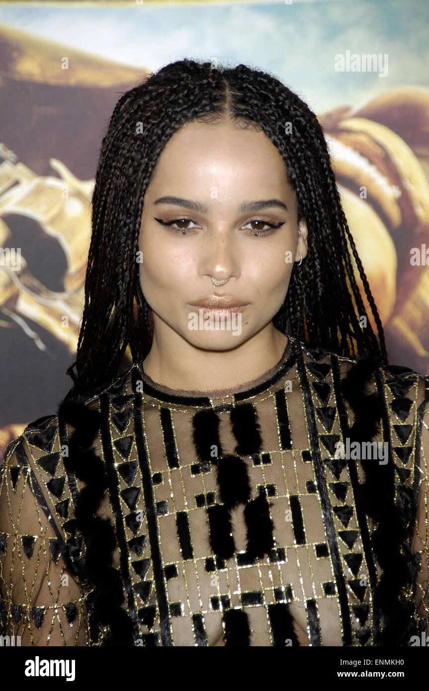 Los Angeles, CA, USA. 7th May, 2015. Zoe Kravitz at arrivals for MAD ...
