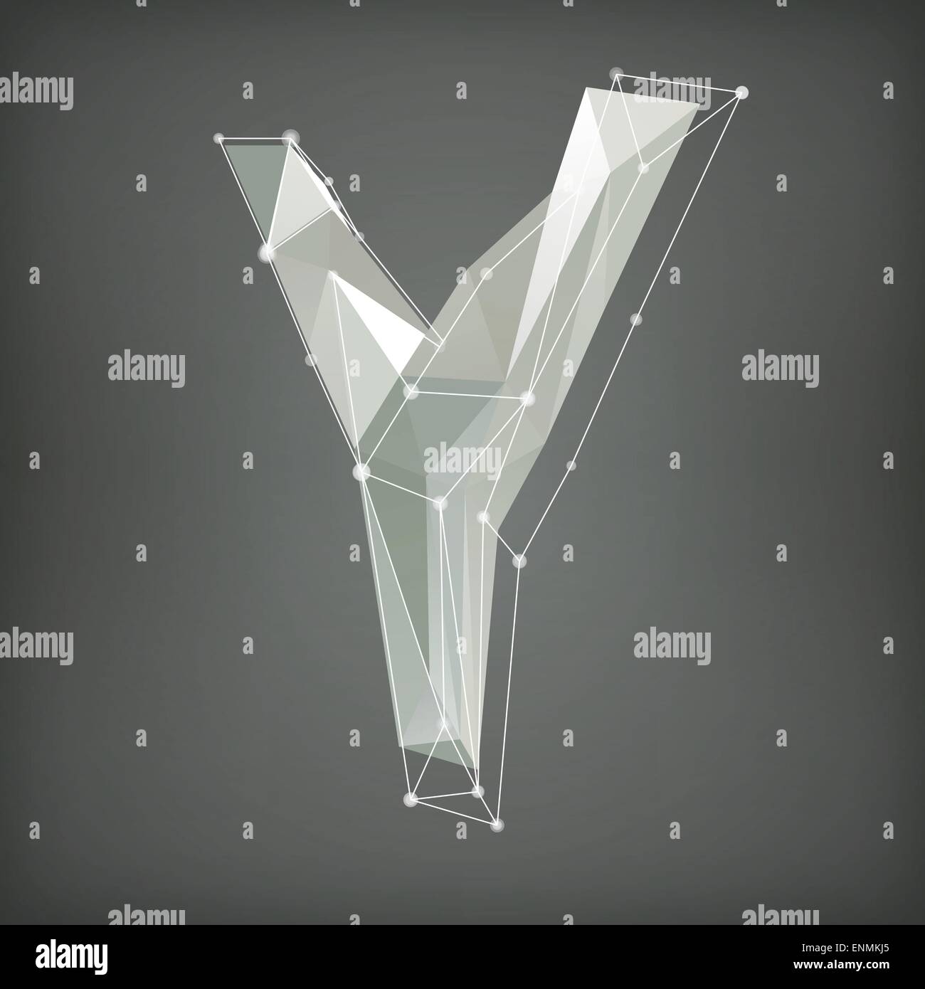 Low poly alphabet. Letter. Vector illustration EPS 10 Stock Vector ...