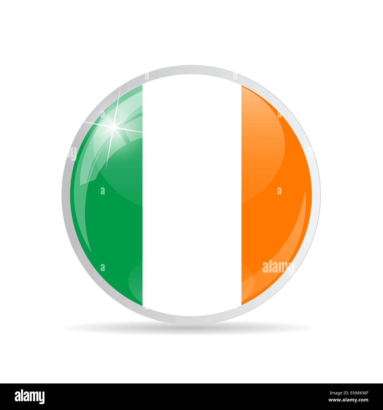 Round Flag Icon Vector Illustration EPS10 Stock Vector Image & Art - Alamy