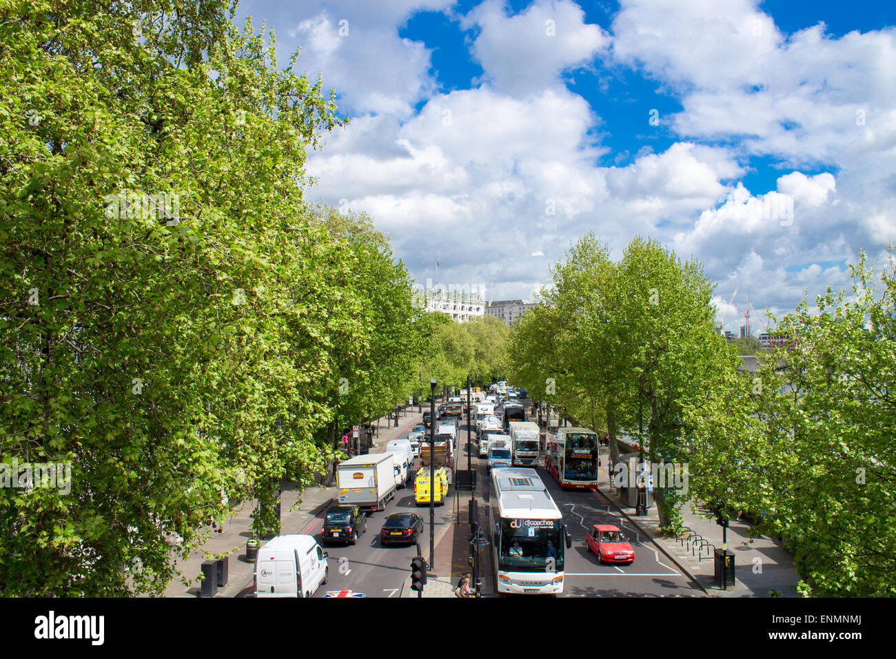 Traffic london central jam hi-res stock photography and images - Alamy