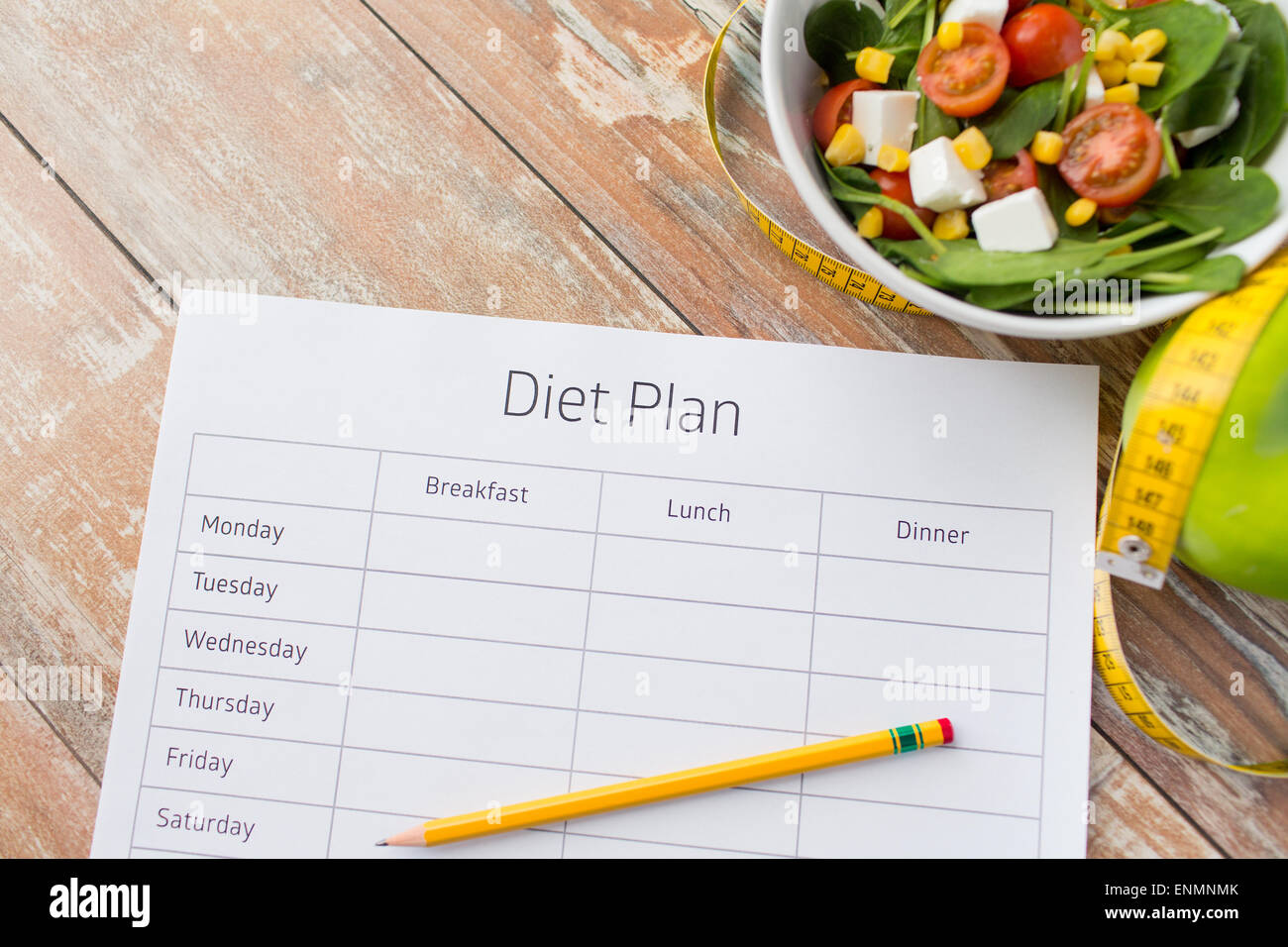 Dieting plan hi-res stock photography and images - Alamy