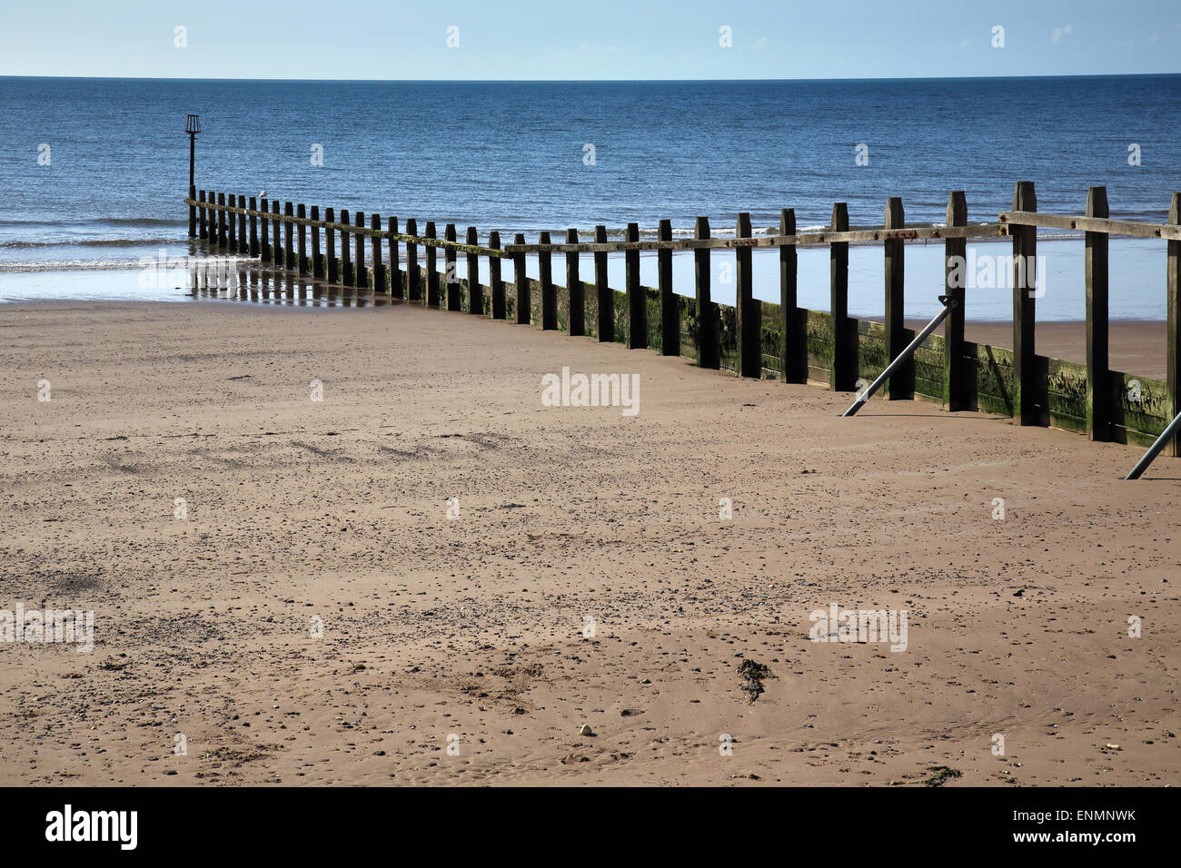 Dawlish warren beach groyne hi-res stock photography and images - Alamy