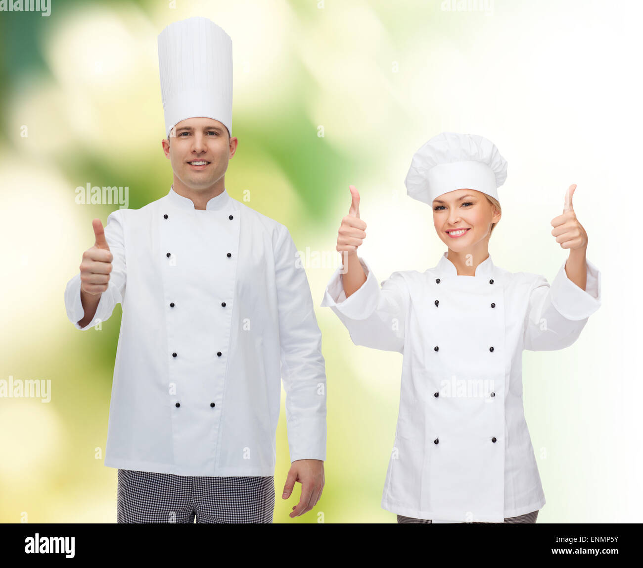 happy male chef cook showing thumbs up Stock Photo - Alamy