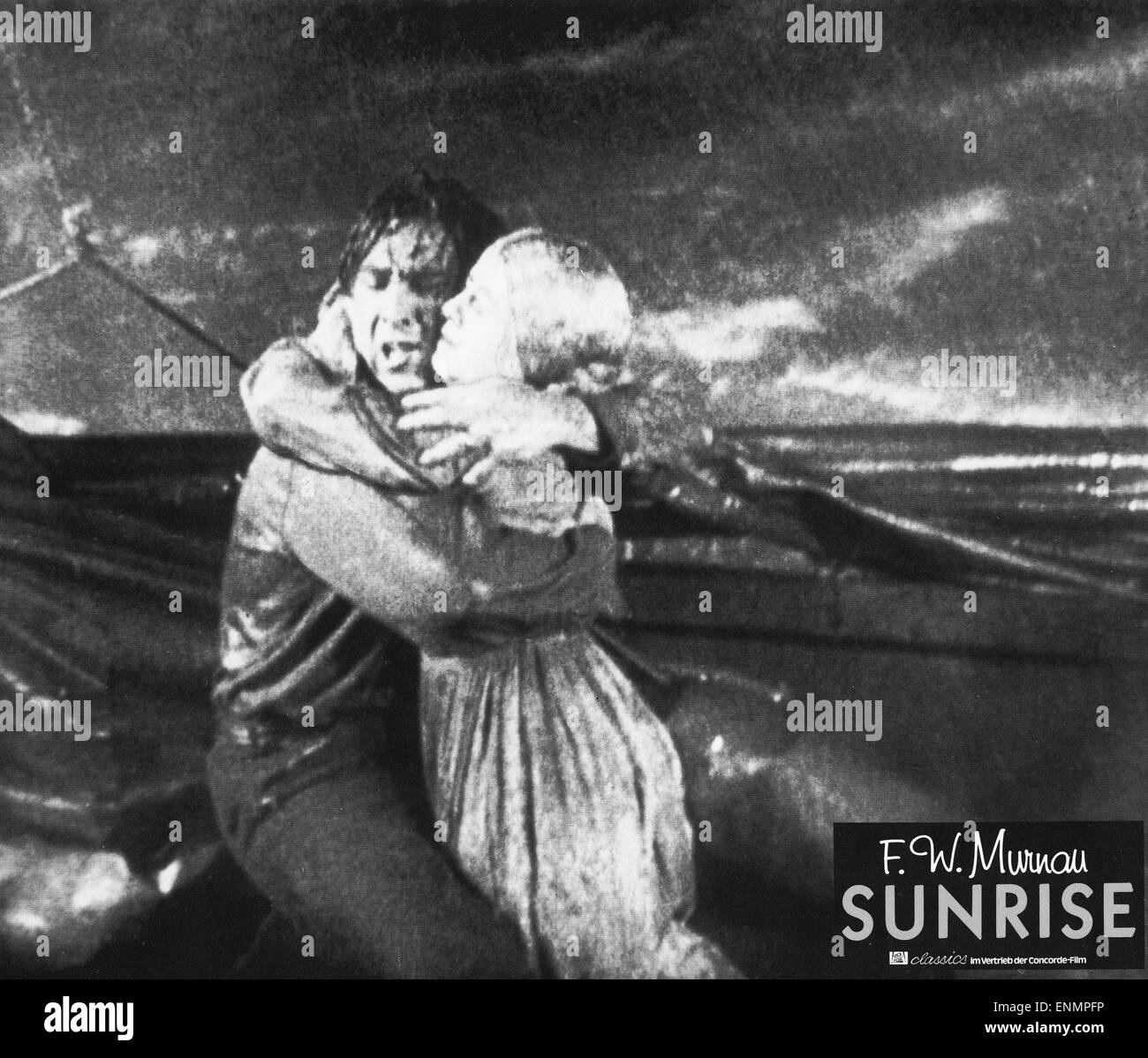 Sunrise: a song of two humans, movie hi-res stock photography and ...