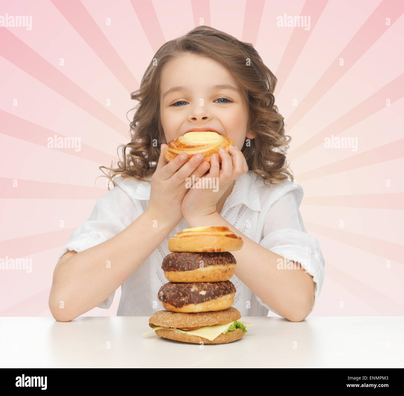Fat Kids Eating Fast Food