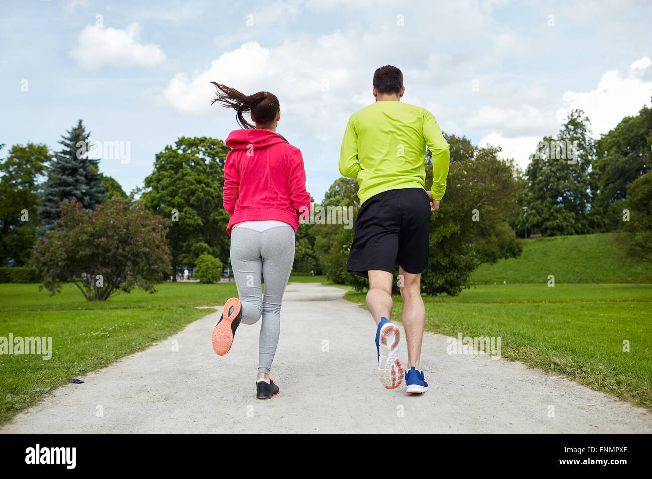 Couple running sport exercise hi-res stock photography and images - Alamy