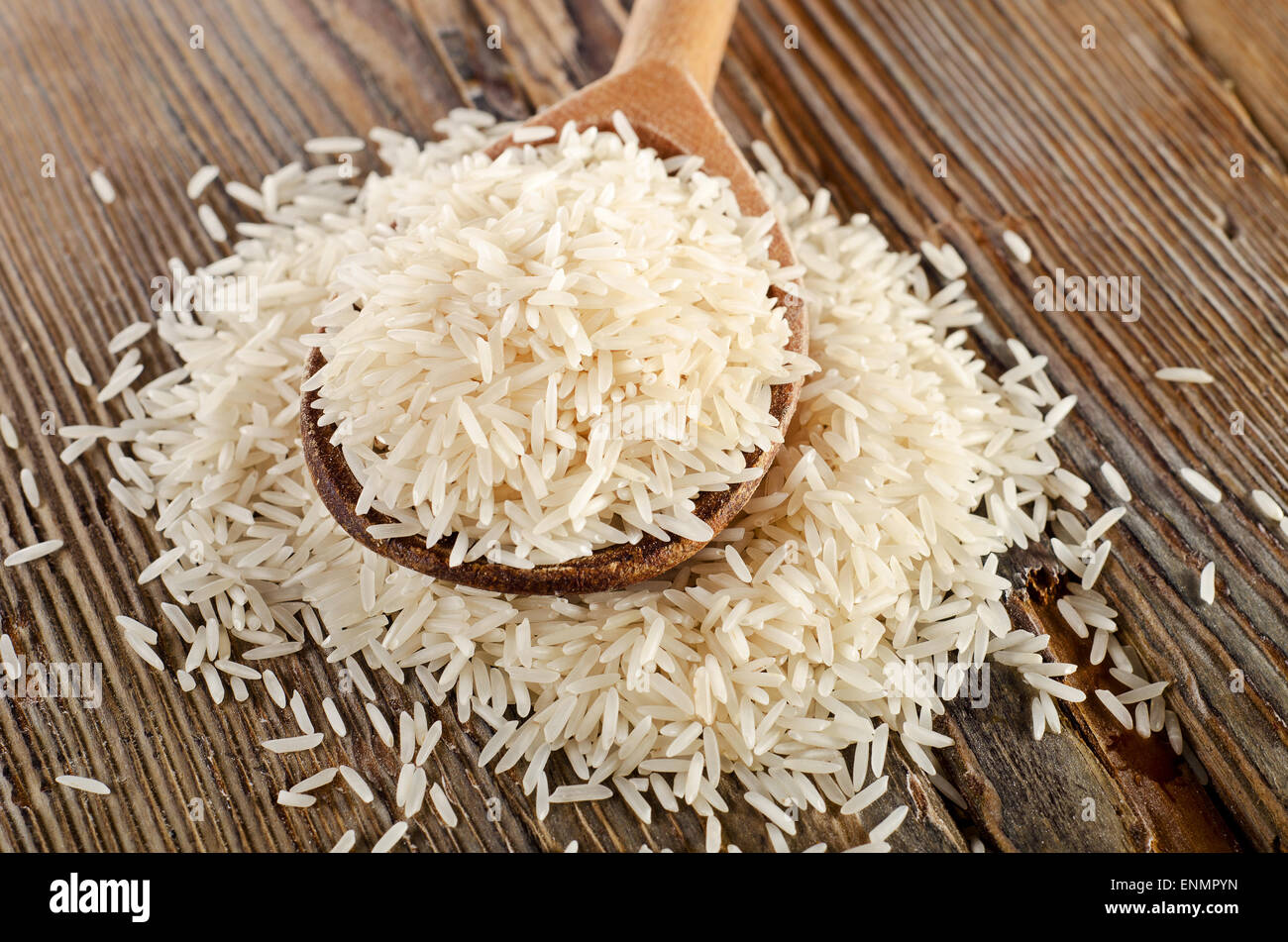 Basmati rice spoon hi-res stock photography and images - Alamy