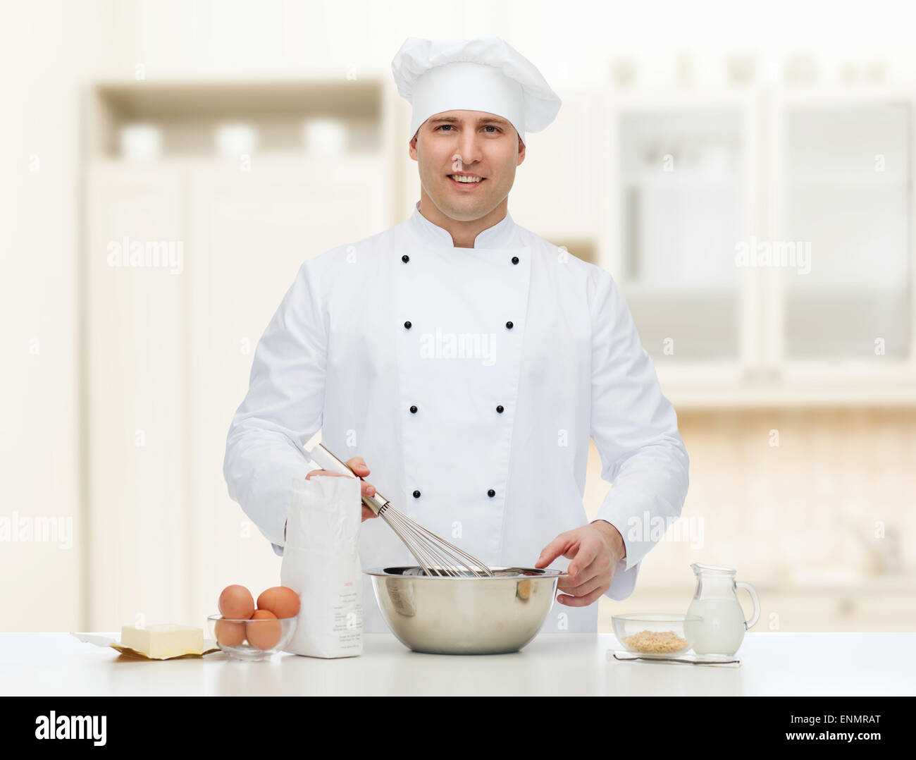Professional pastry chef happy hi-res stock photography and images - Alamy
