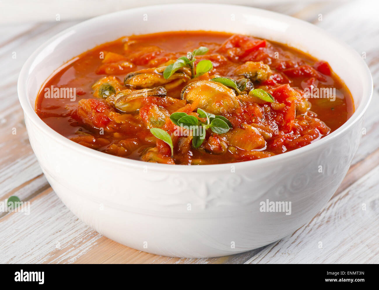 Seafood vegetable bowl hi-res stock photography and images - Alamy