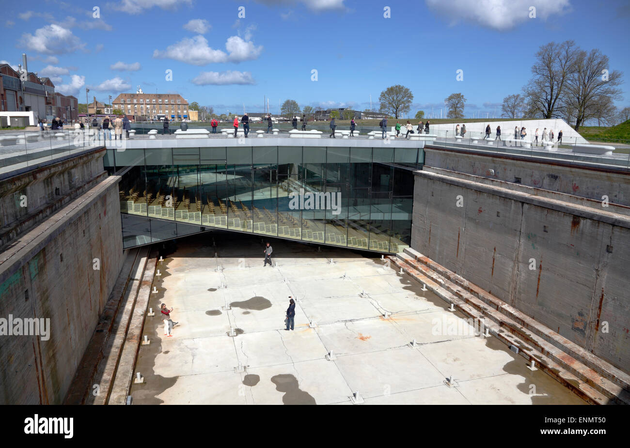The underground Danish Maritime Museum (M/S Museet for Søfart, built ...