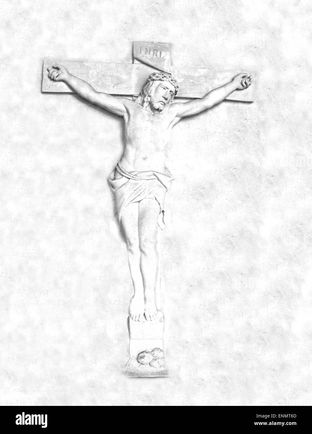 Crucifixion and resurrection of Jesus Christ on the cross Stock Photo ...