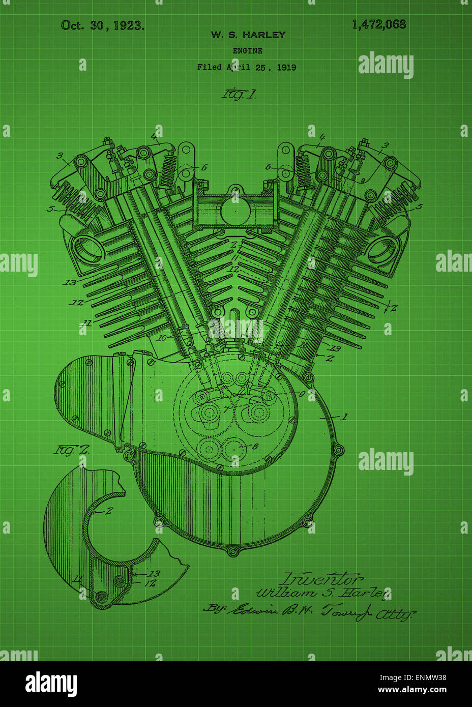Car Engine Blueprints