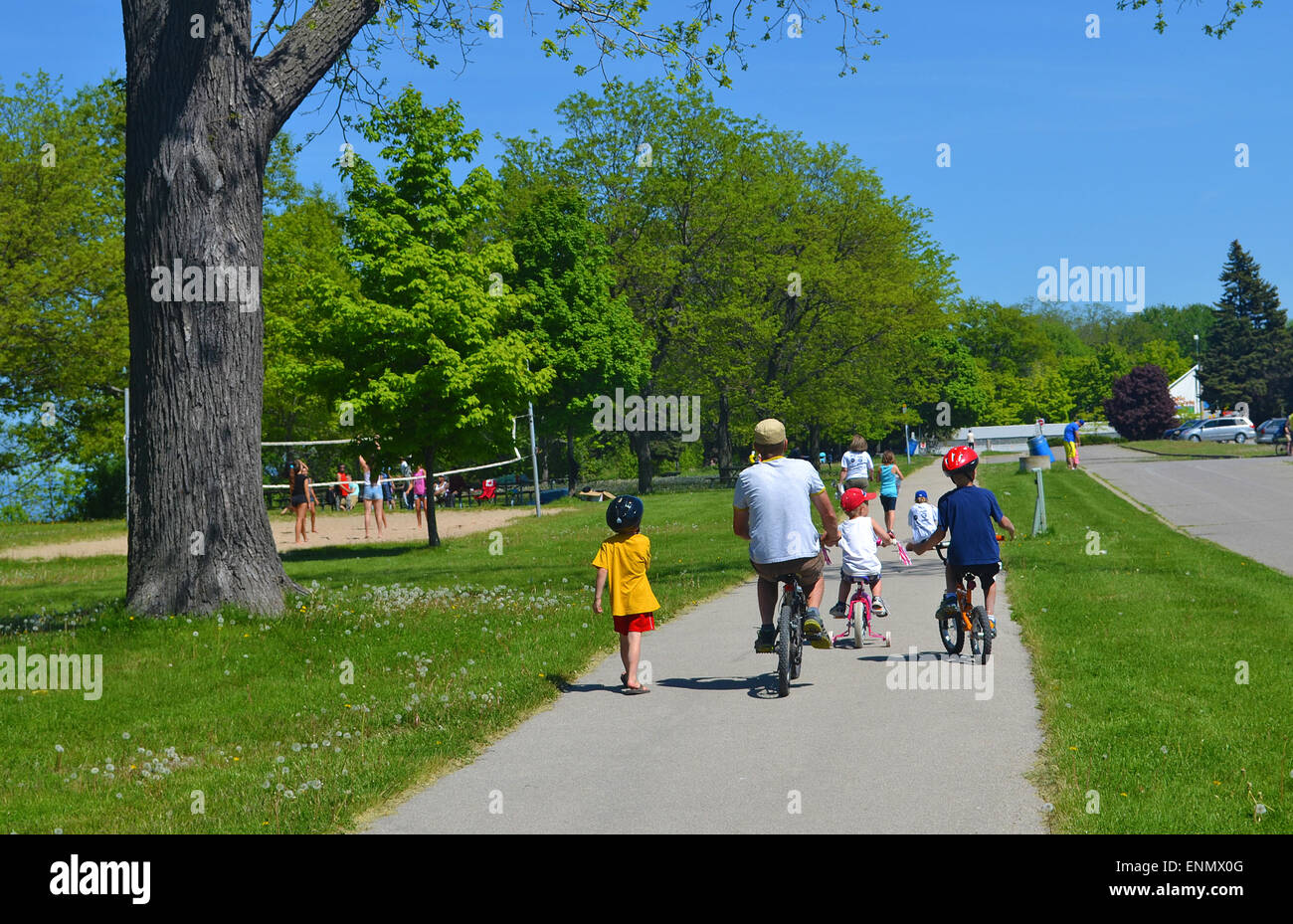 Children bikes sun hi-res stock photography and images - Alamy