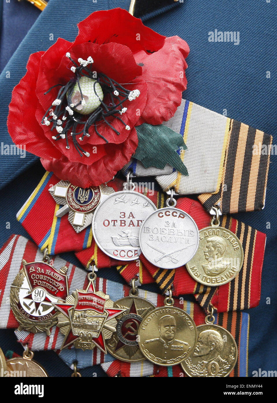 Medals On Chest High Resolution Stock Photography and Images - Alamy