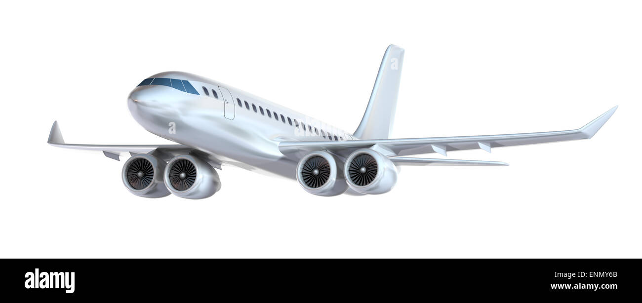 Airplane isolated. My own design Stock Photo - Alamy
