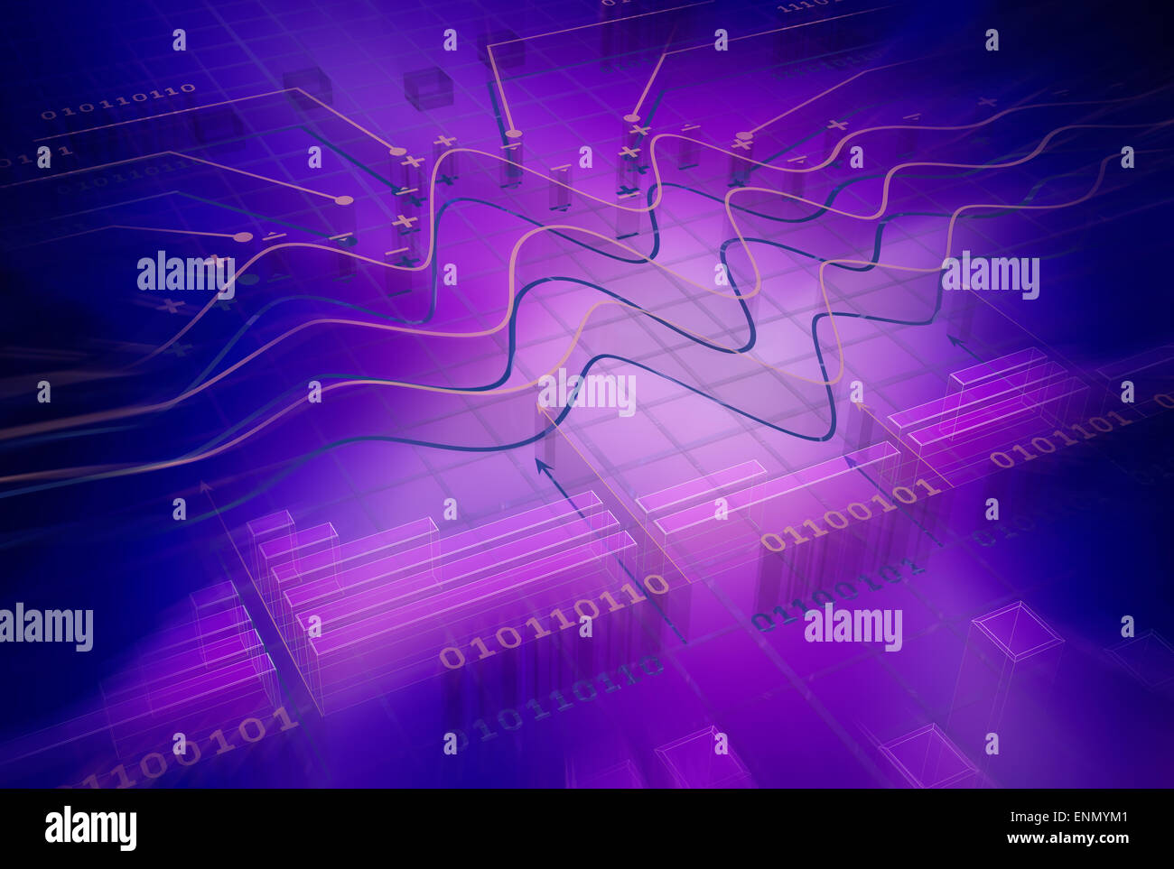 IT analytics, abstract background Stock Photo - Alamy