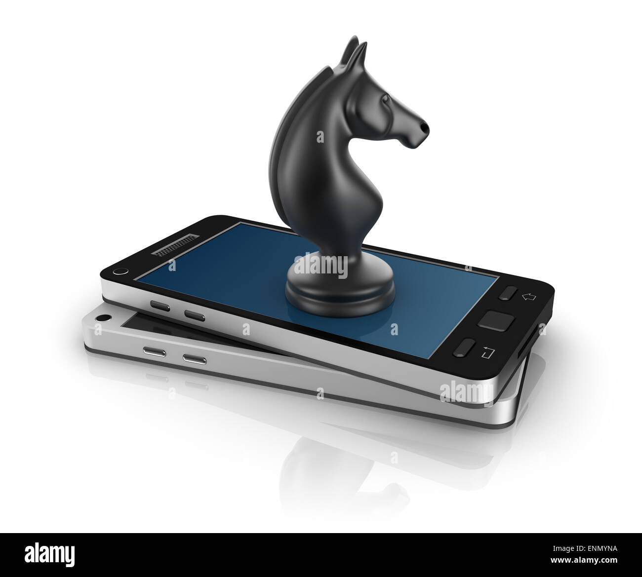 Mobile phone winning Cut Out Stock Images & Pictures - Alamy