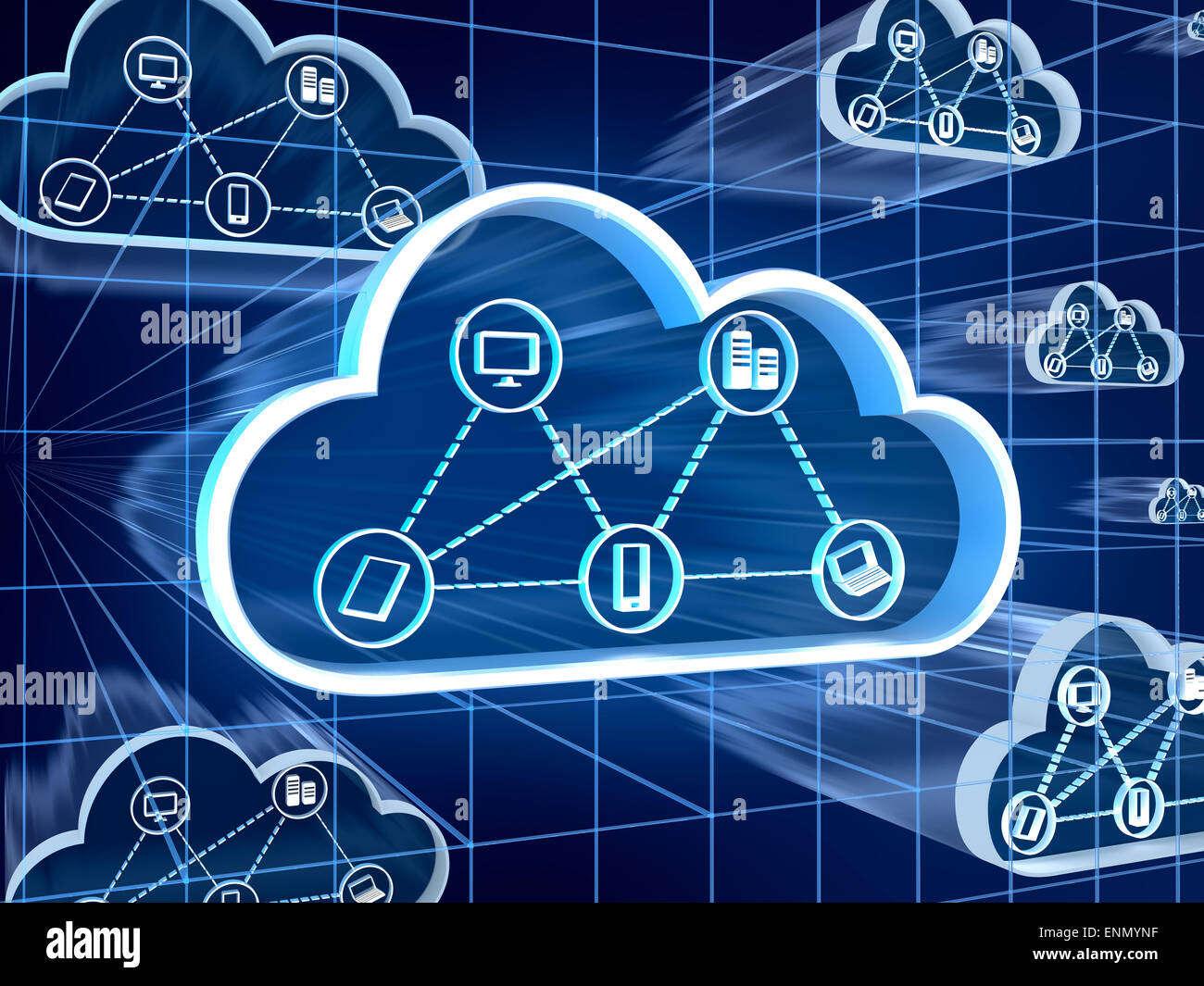 Cloud computing concept Stock Photo - Alamy