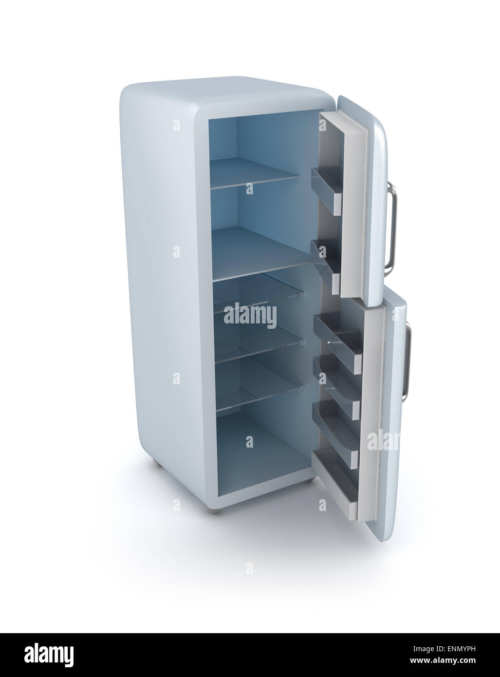 Modern kitchen doors open Cut Out Stock Images & Pictures - Alamy