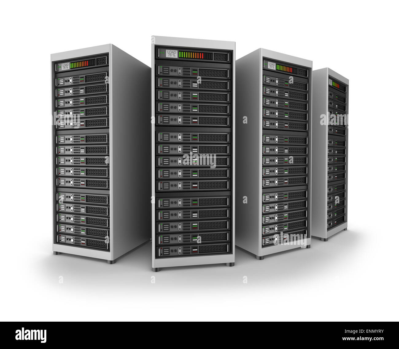 Network servers in data center Stock Photo - Alamy
