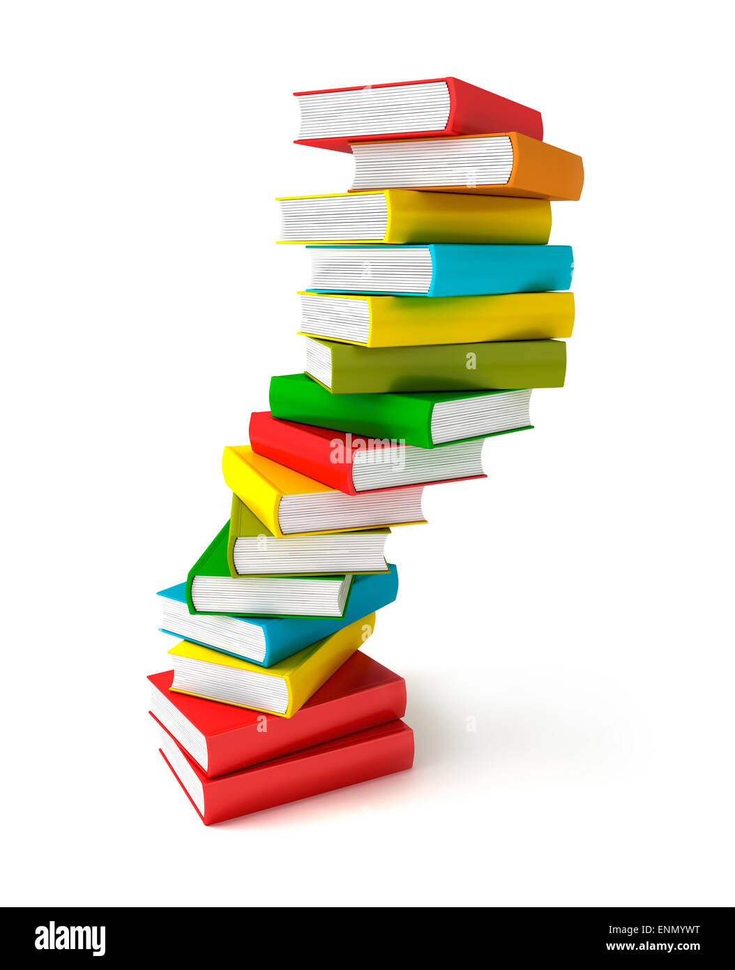 Books in pile Stock Photo - Alamy