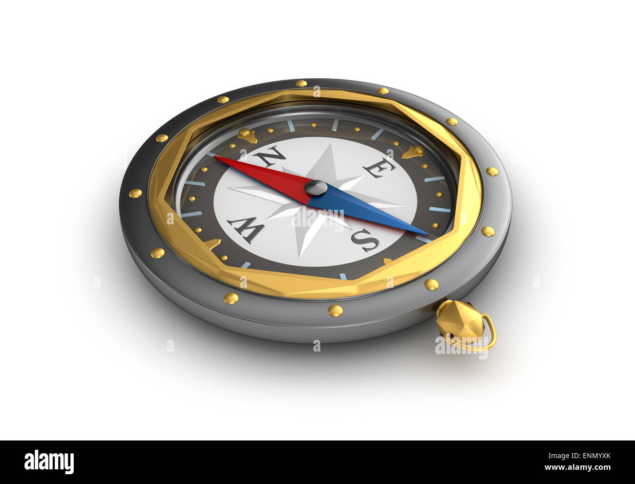 Old style compass Stock Photo - Alamy