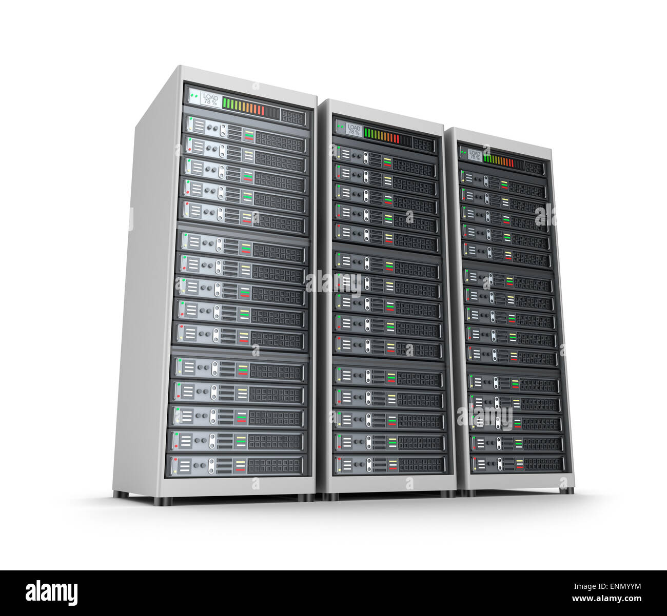 Set of data servers Stock Photo - Alamy