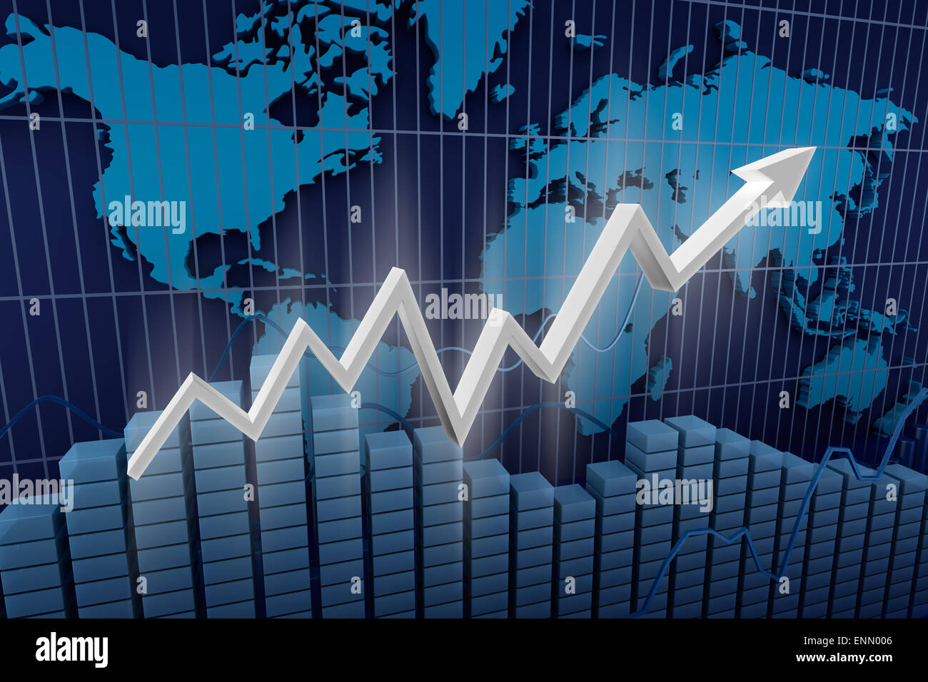 Business. Income diagram background Stock Photo - Alamy