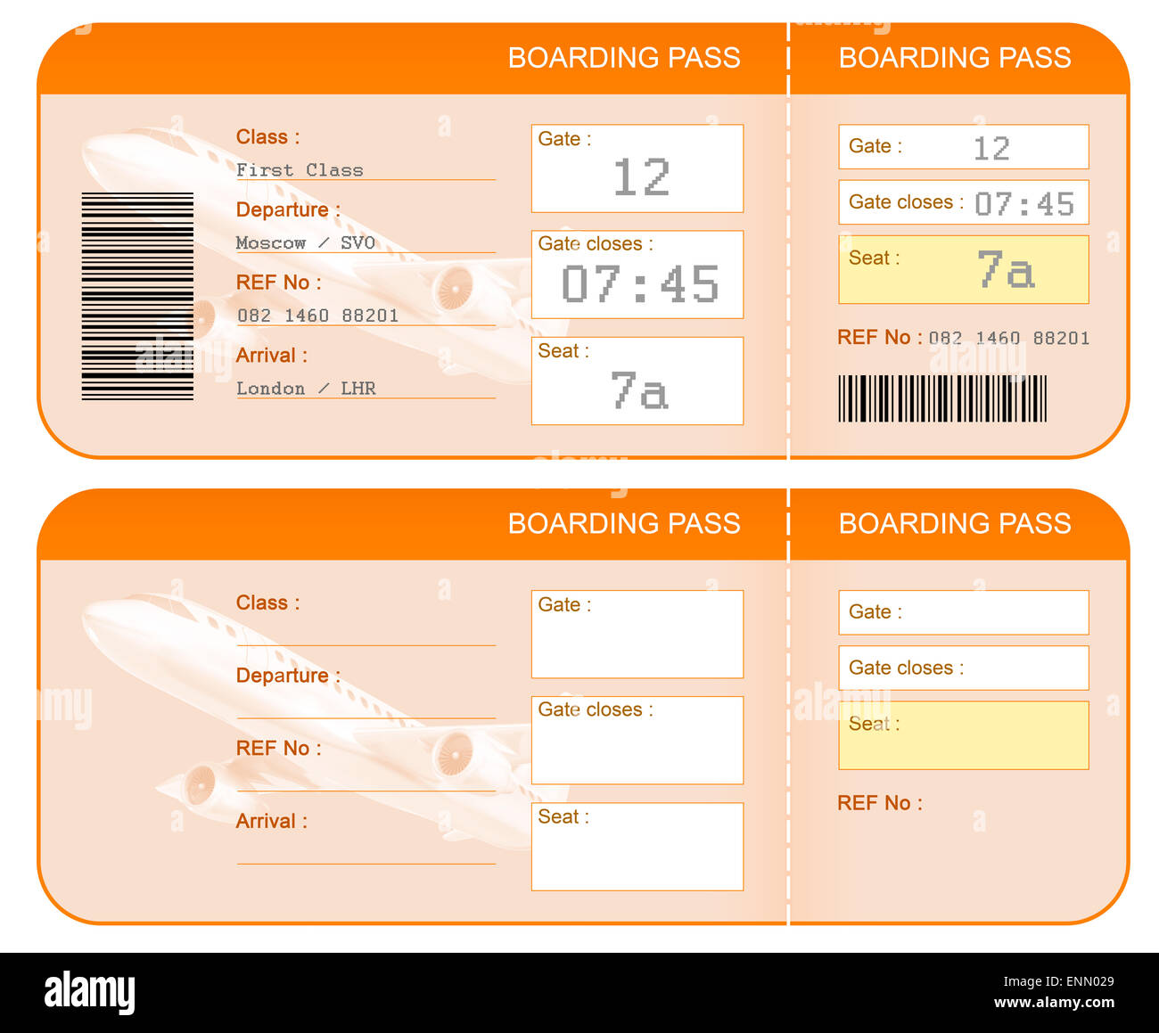 Create Your Own Airline Ticket Airline Tickets For Paper Design