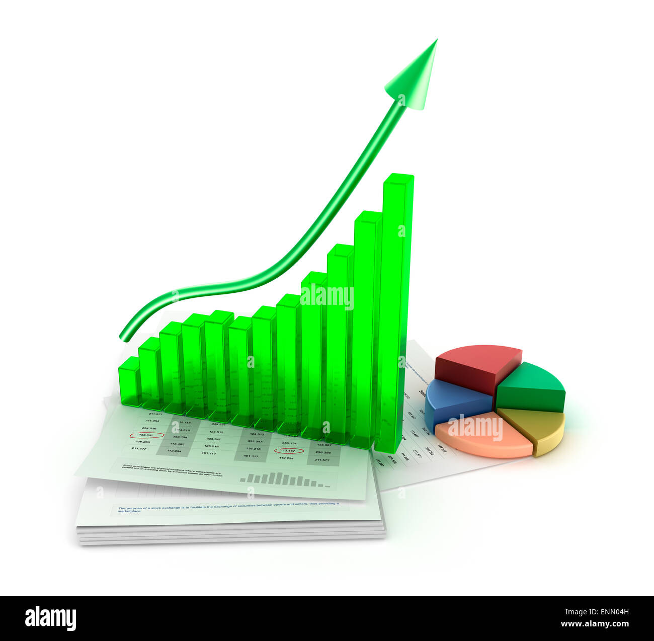 Business graph analysis Stock Photo - Alamy