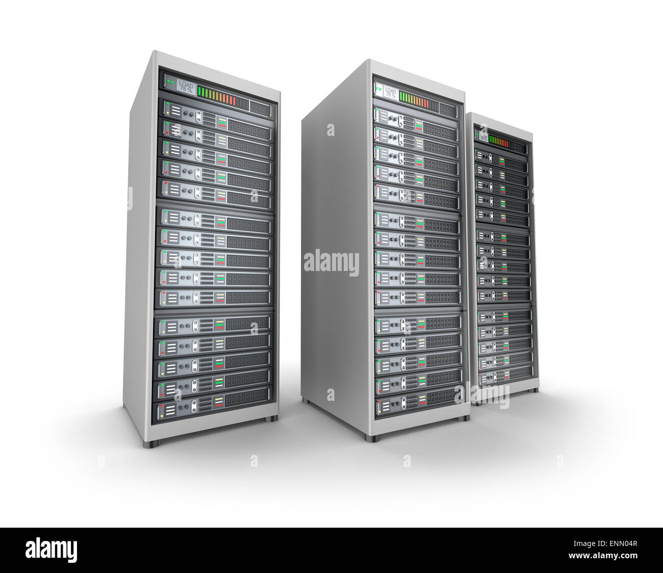Storage database servers in Cut Out Stock Images & Pictures - Alamy