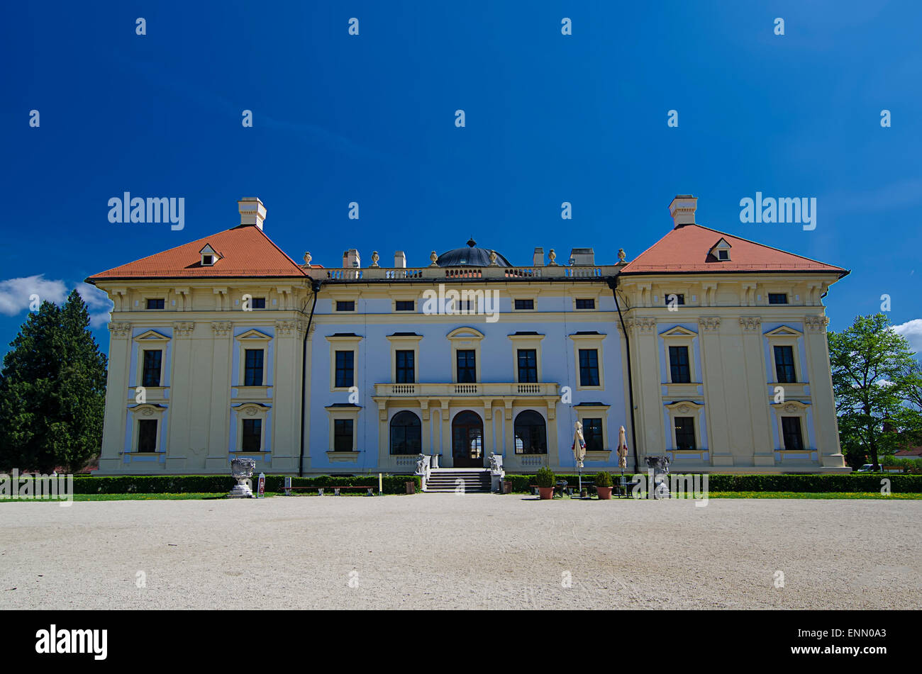 Castle in Slavkov - Austerlitz Stock Photo - Alamy