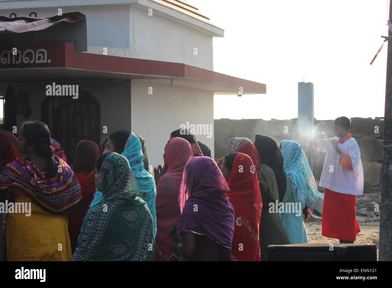Festival at a Roman Catholic church on Vypeen Island Stock Photo - Alamy
