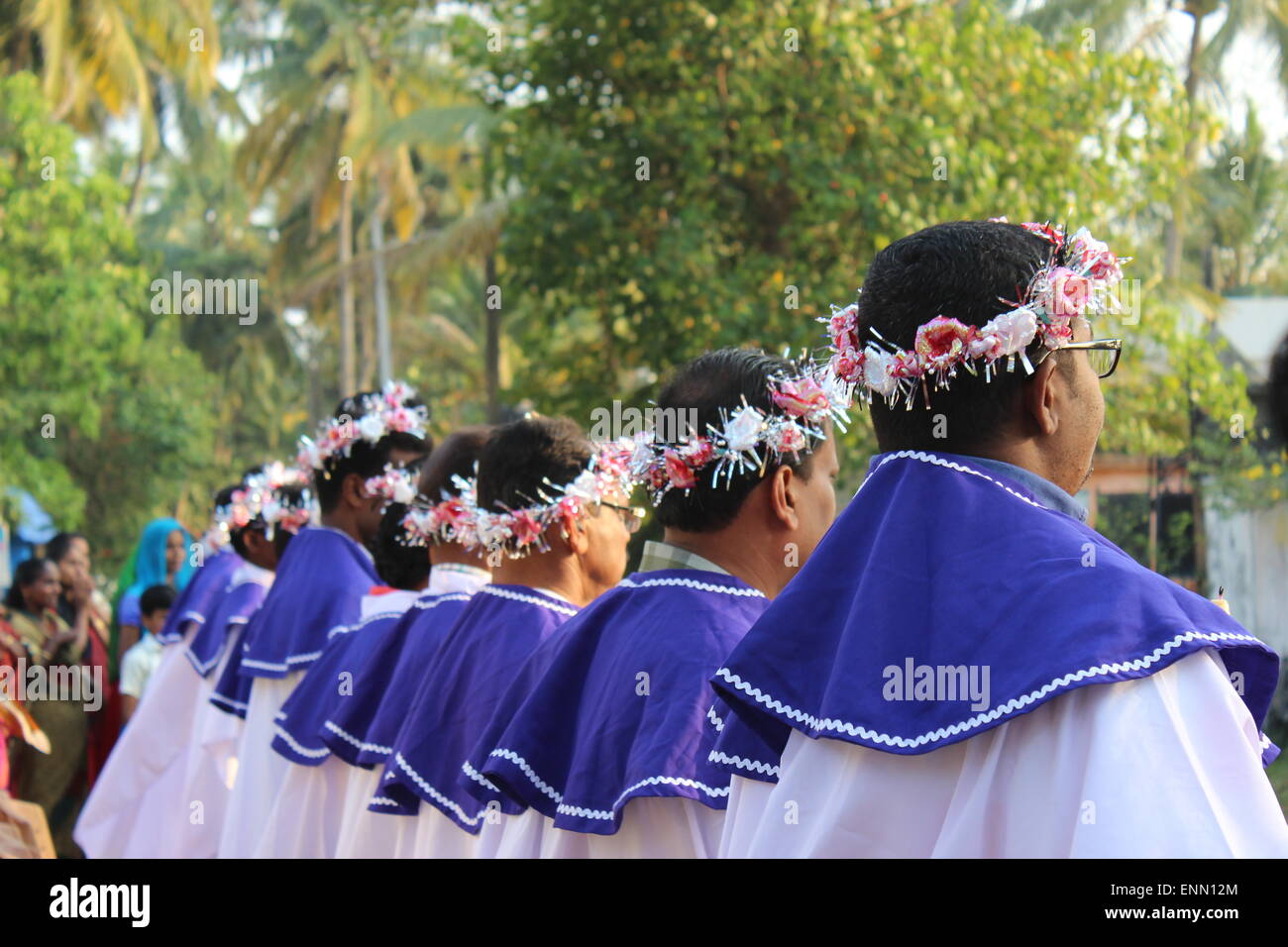 Festival at a Roman Catholic church on Vypeen Island Stock Photo - Alamy