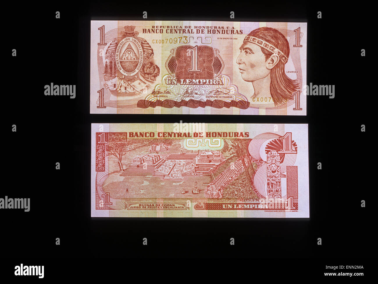 Honduras lempira banknote hi-res stock photography and images - Alamy