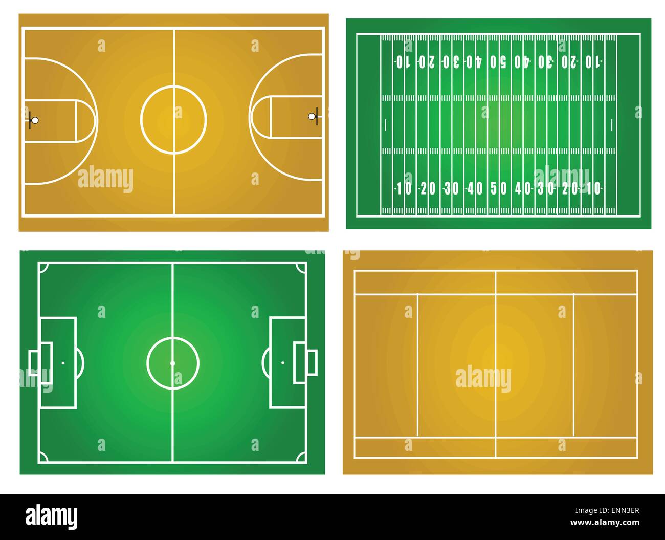 Grass field top view Stock Vector Images - Alamy