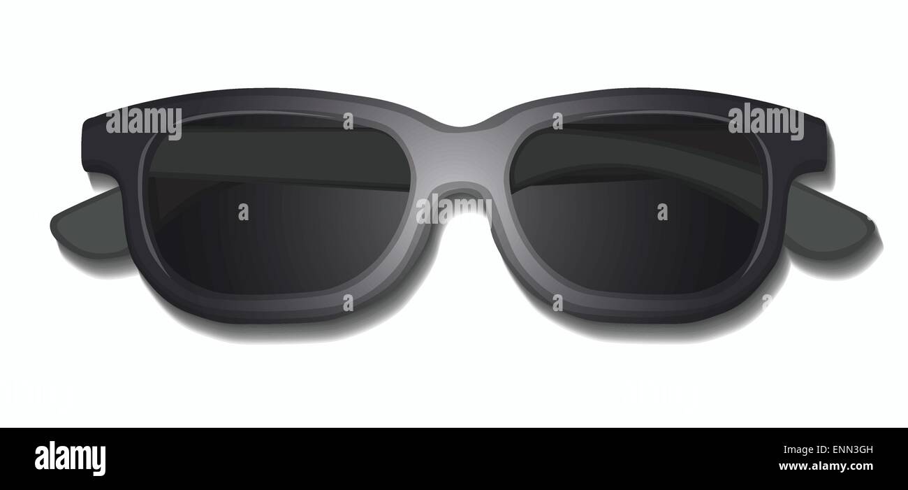 Sunglasses with reflection Stock Vector Images - Alamy