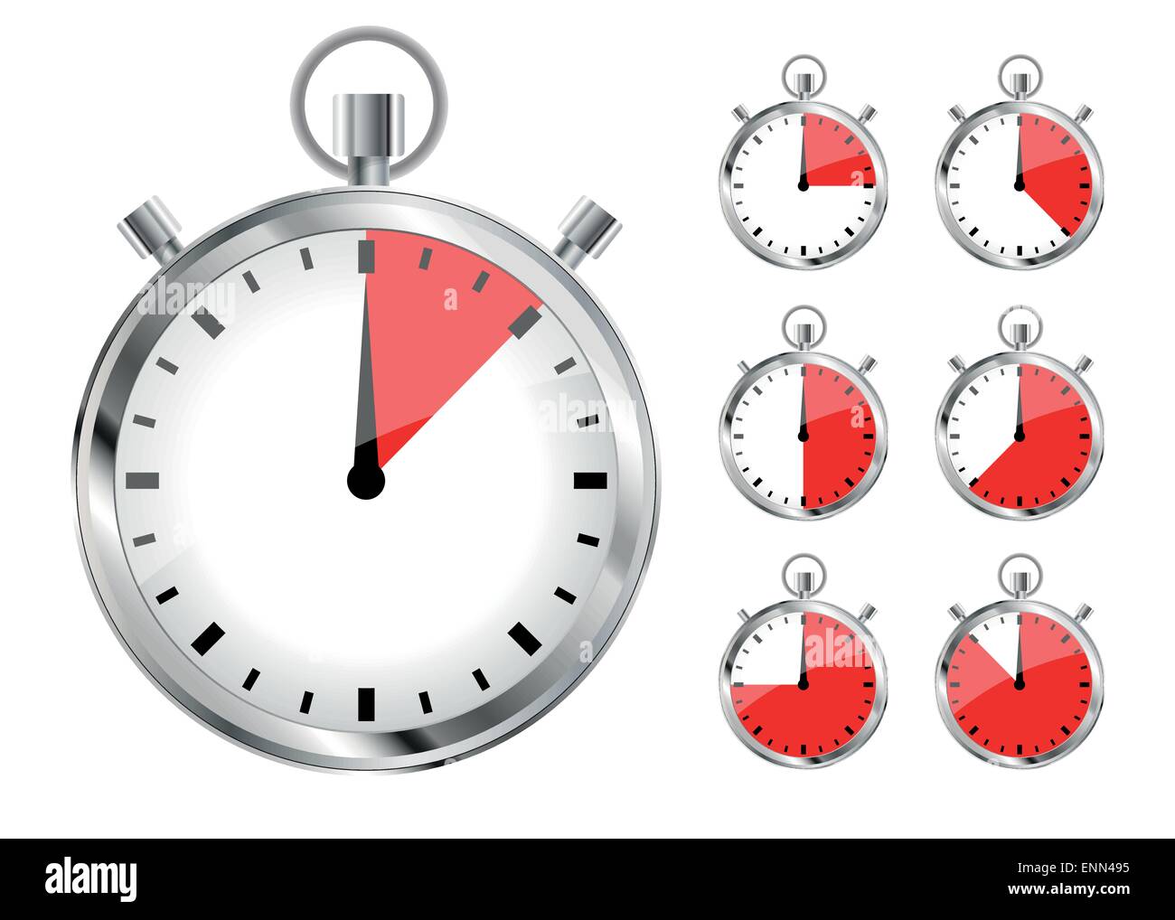 Timer icon Cut Out Stock Images & Pictures - Alamy