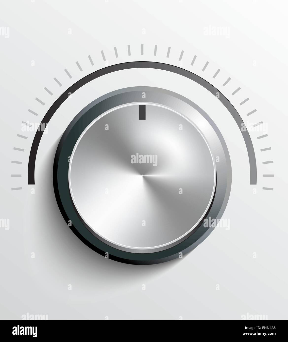 Volume button music knob Stock Vector Images - Alamy