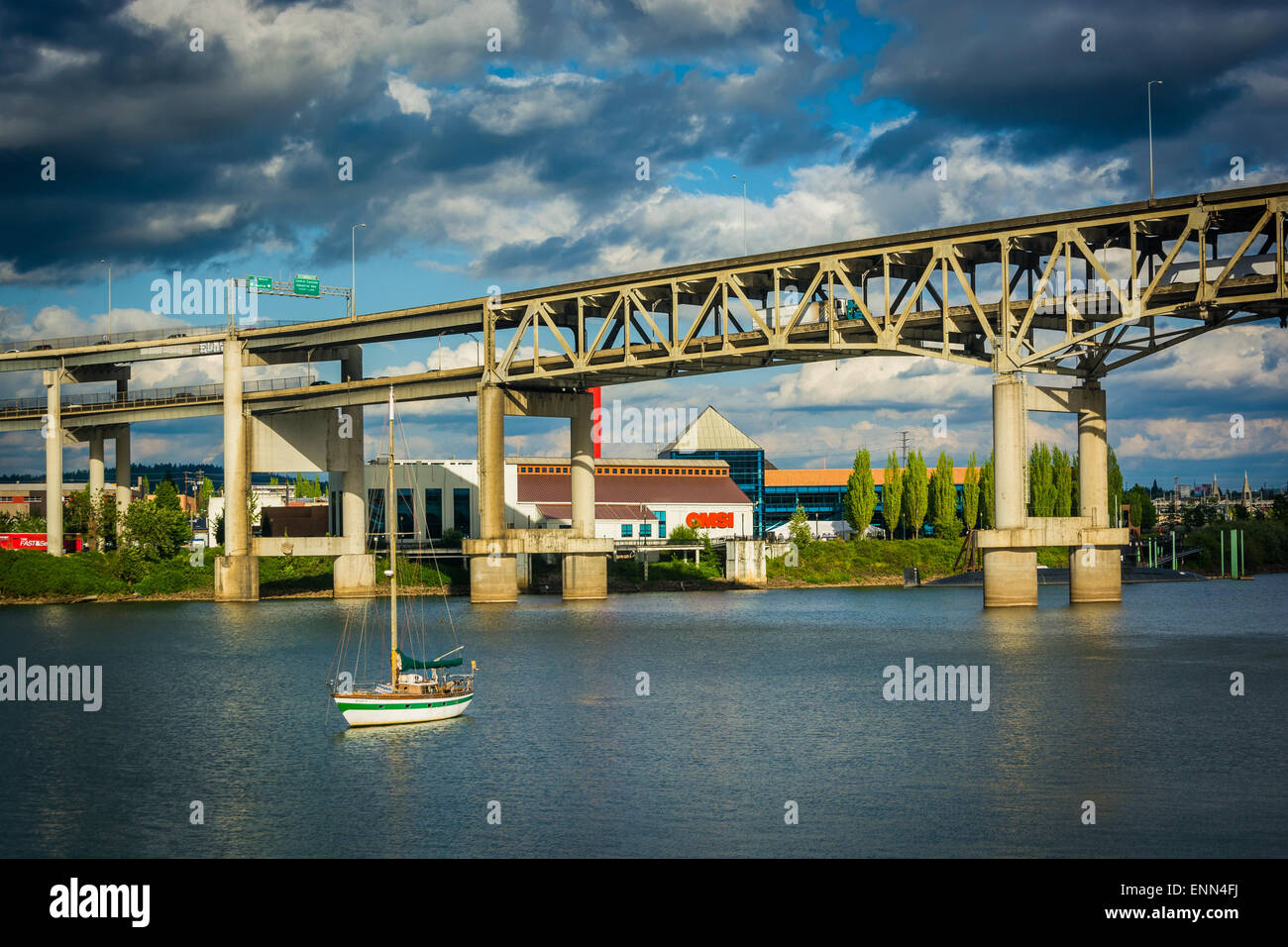 Marquam bridge bridge hi-res stock photography and images - Alamy