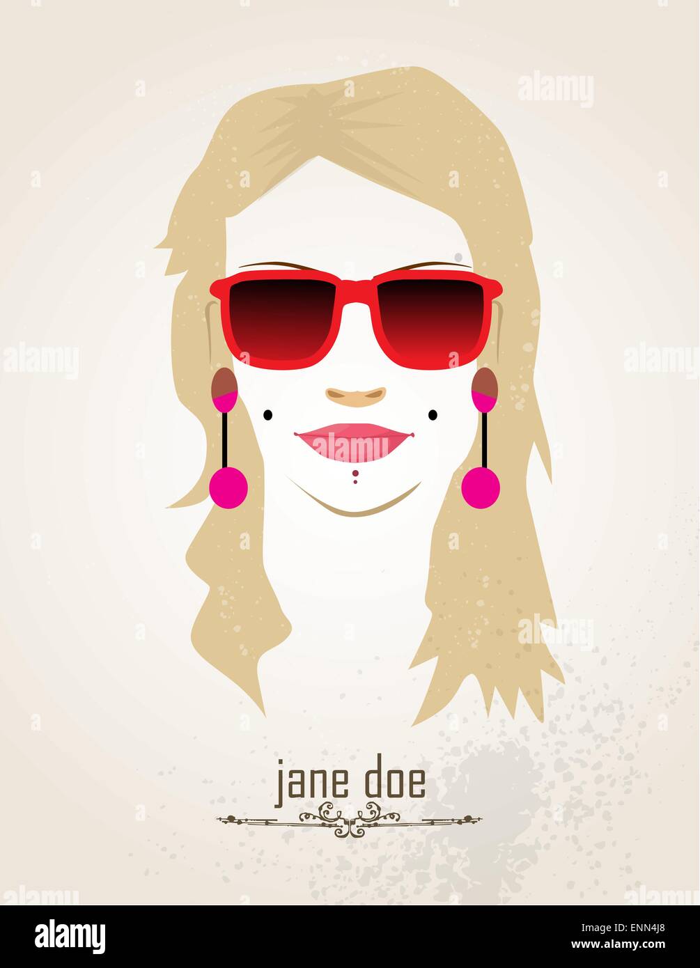Woman with sunglasses Stock Vector Image & Art - Alamy